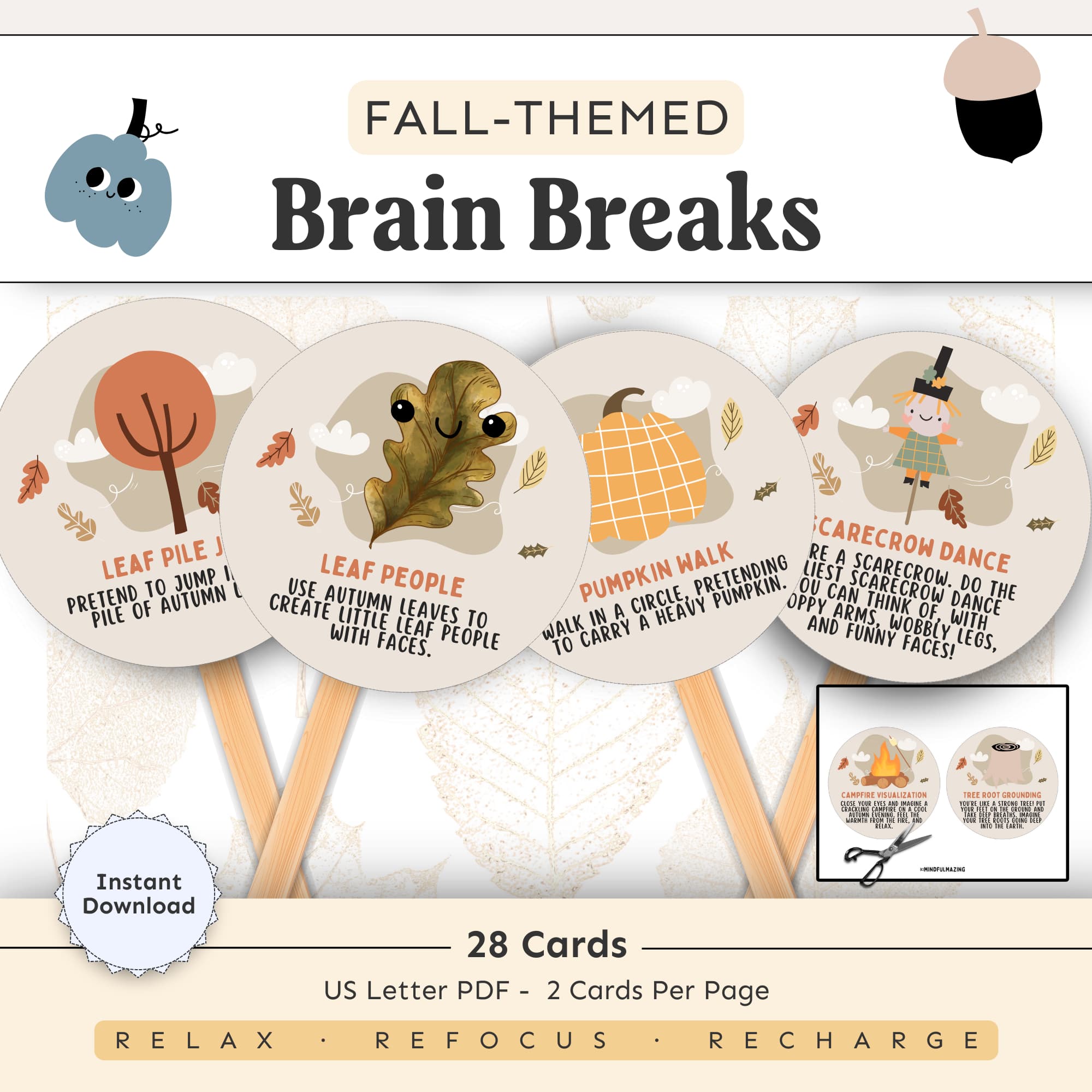 Fall-themed Brain Breaks