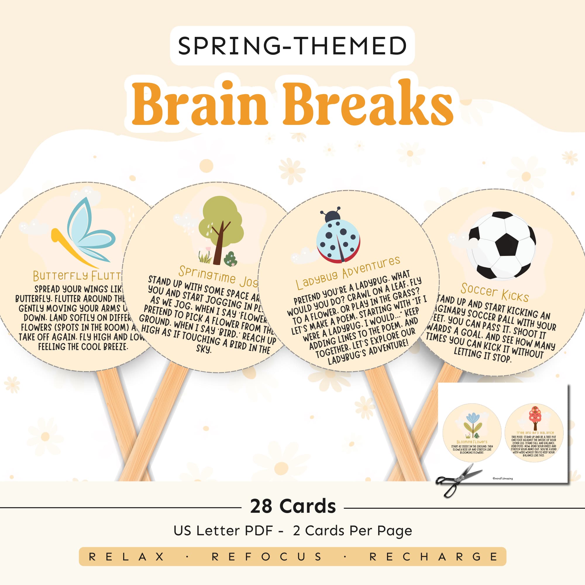 Spring-themed Brain Breaks