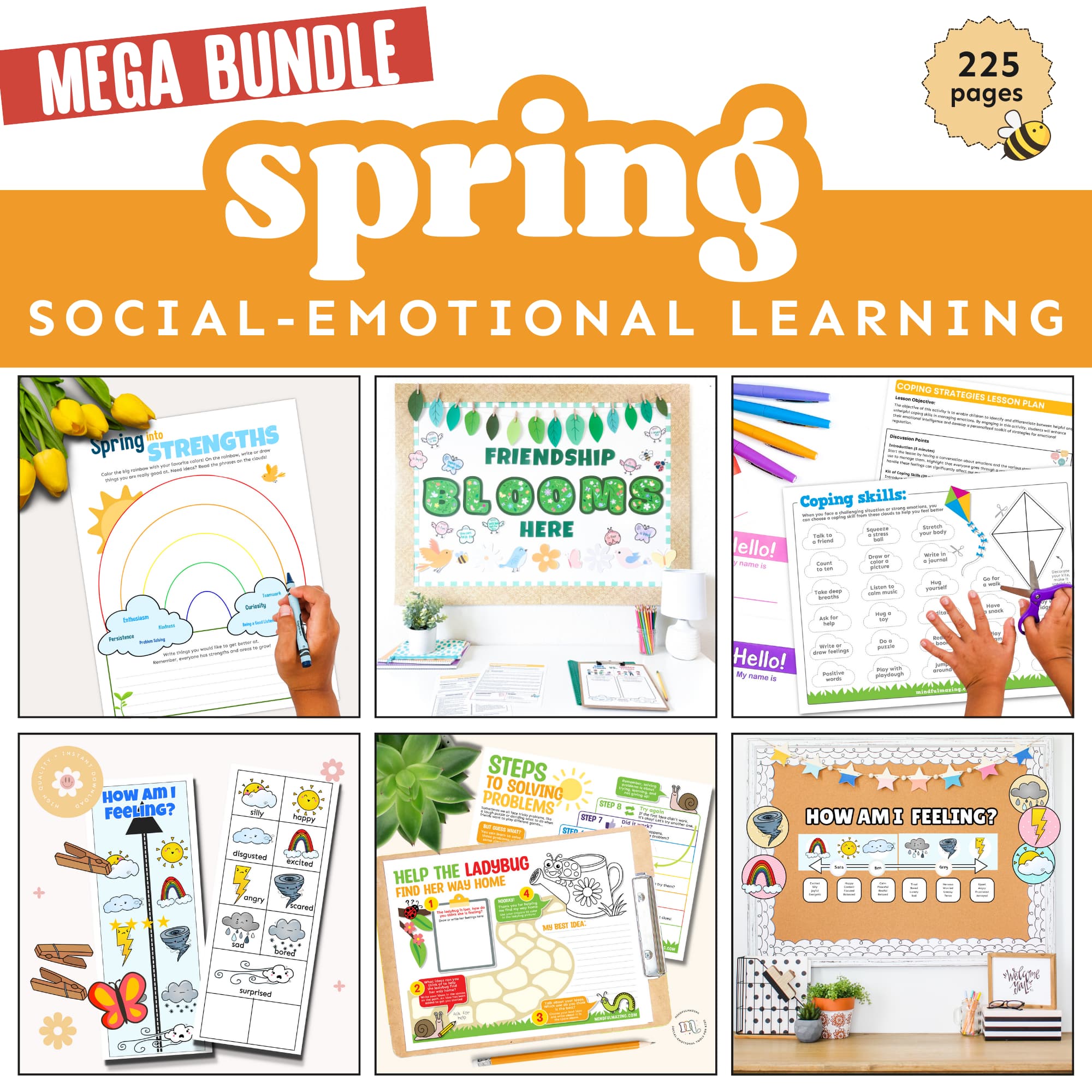 Spring Social-Emotional Learning Mega Bundle