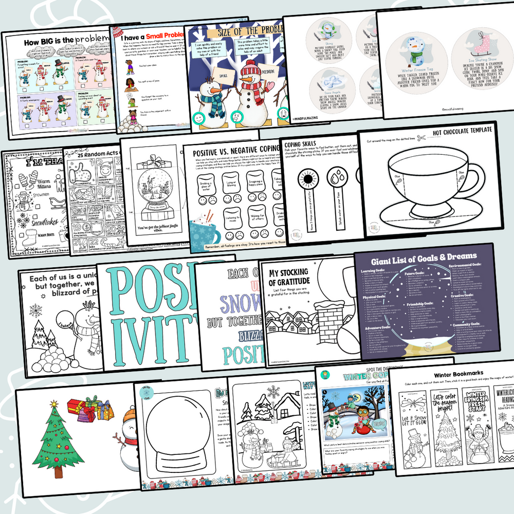 Winter Social-Emotional Learning Mega Bundle