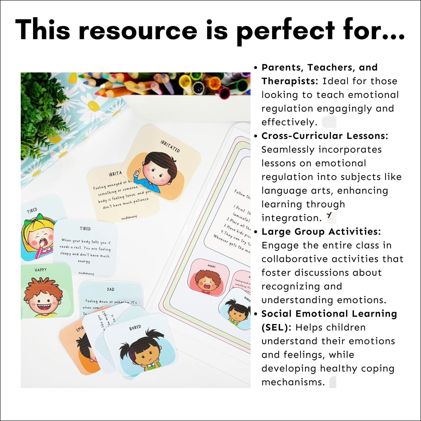 Feelings Fun Kit (Posters + Worksheets)