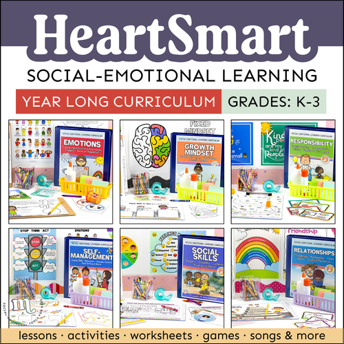 HeartSmart Social-Emotional Learning Curriculum - Year-Long Bundle (ag