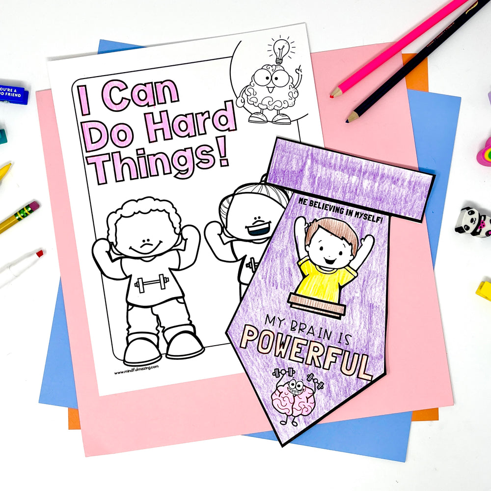 Growth Mindset Social Emotional Learning Unit (ages 3 - 8)