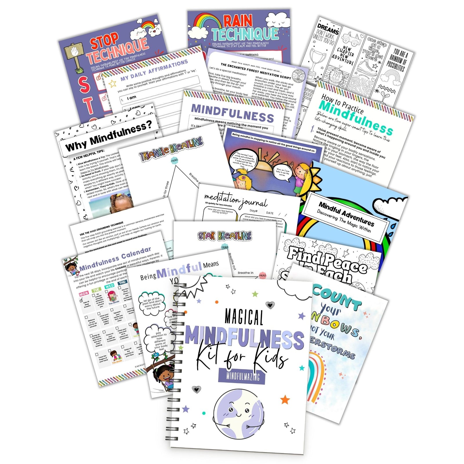 Mindfulness Mini Kit for Kids PDF (ages 4-11)