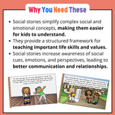 Social Story Bundle - 10 Stories (Ages 3 to 9)