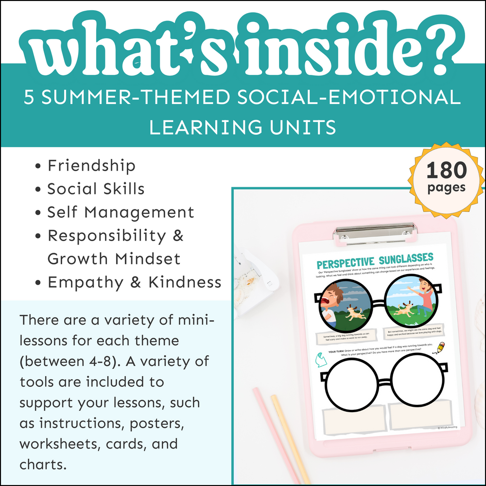 Summer Social-Emotional Learning Mega Bundle