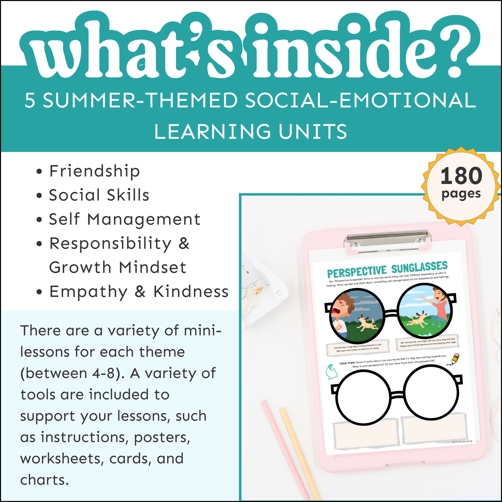 Summer Social-Emotional Learning Mega Bundle