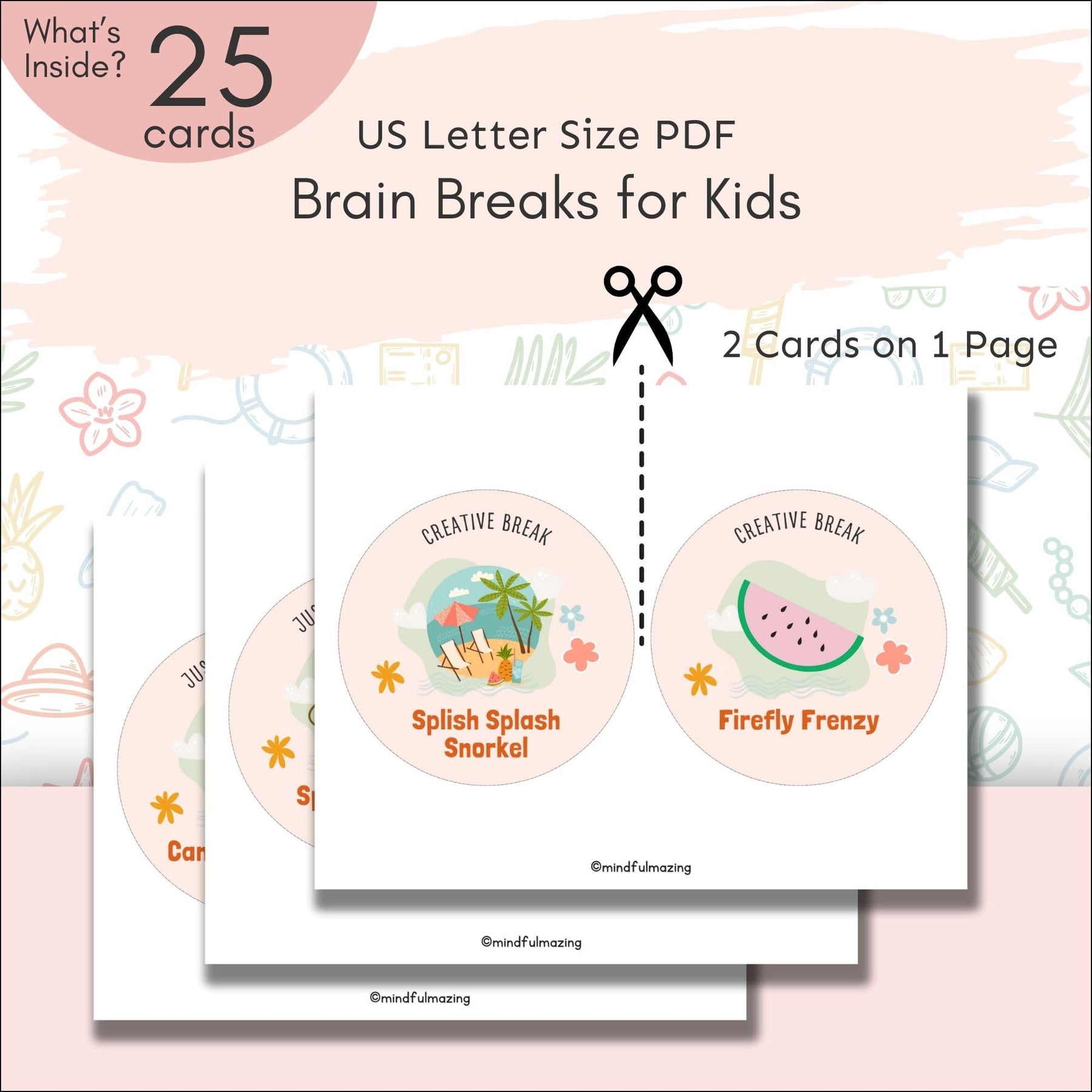 Brain Break Cards for Kids PDF