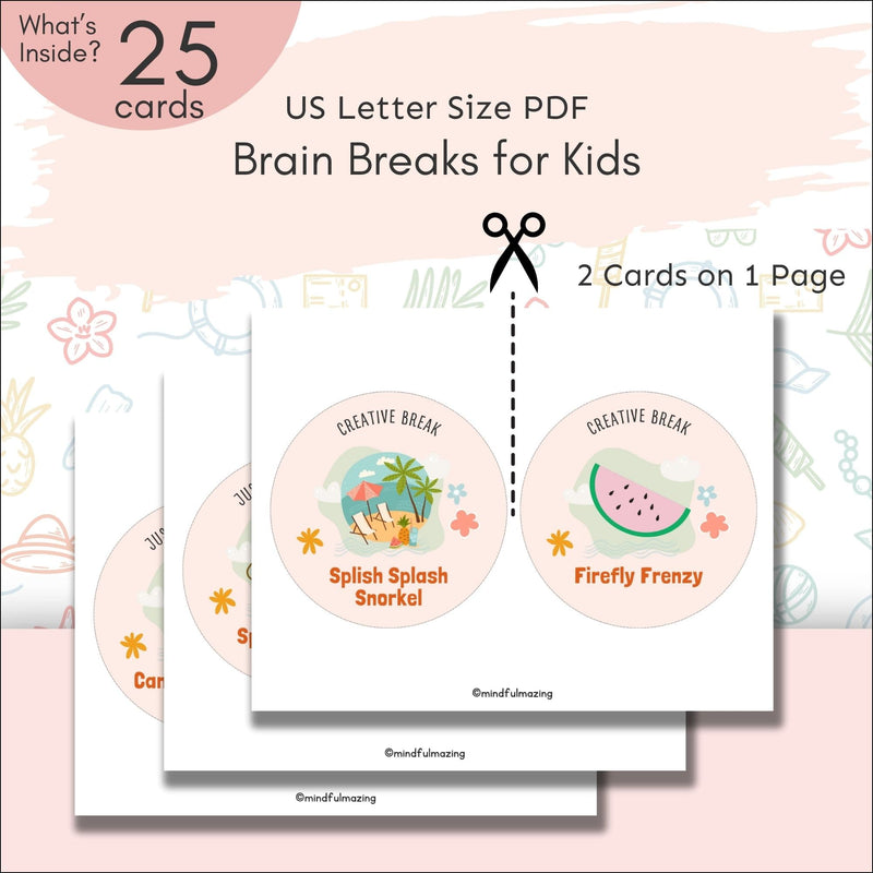 Brain Break Cards for Kids PDF