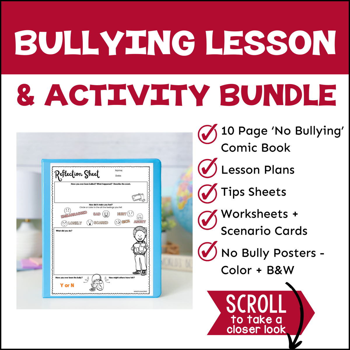 Anti-Bullying Comic Book + Activities