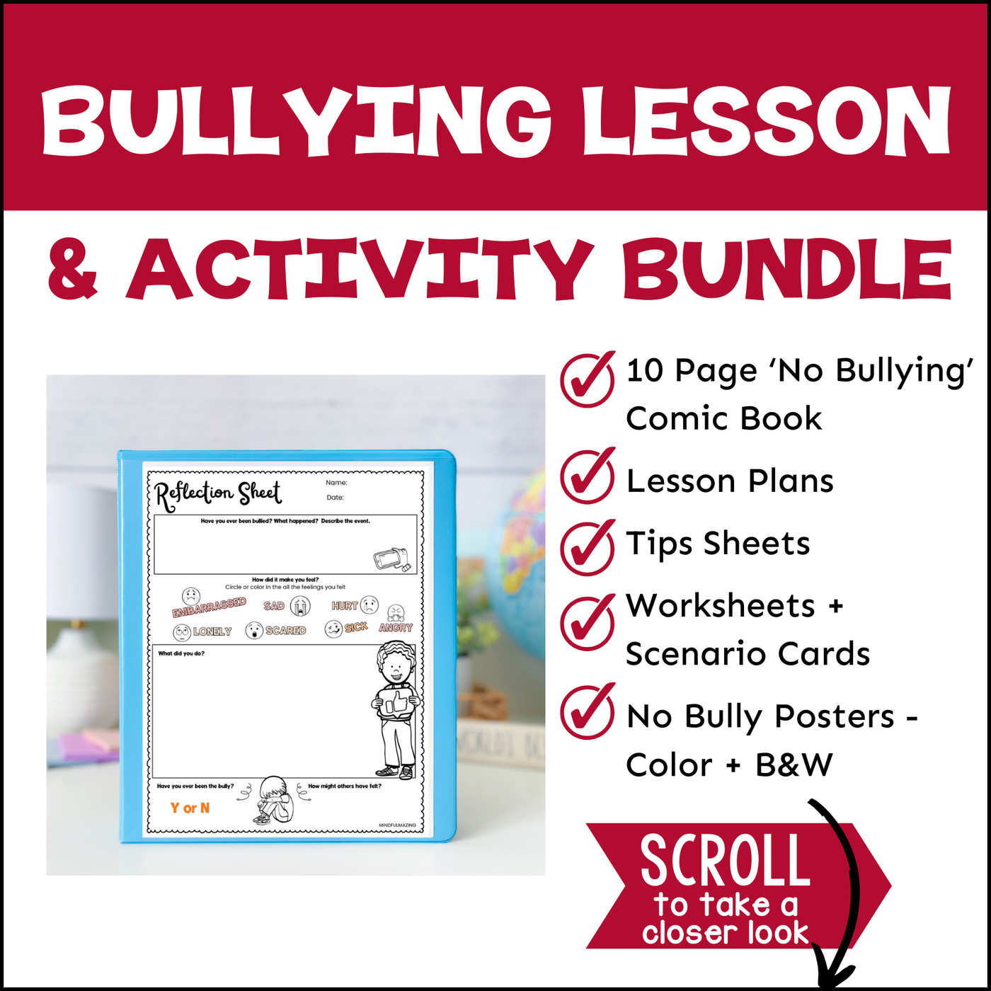 Anti-Bullying Comic Book + Activities