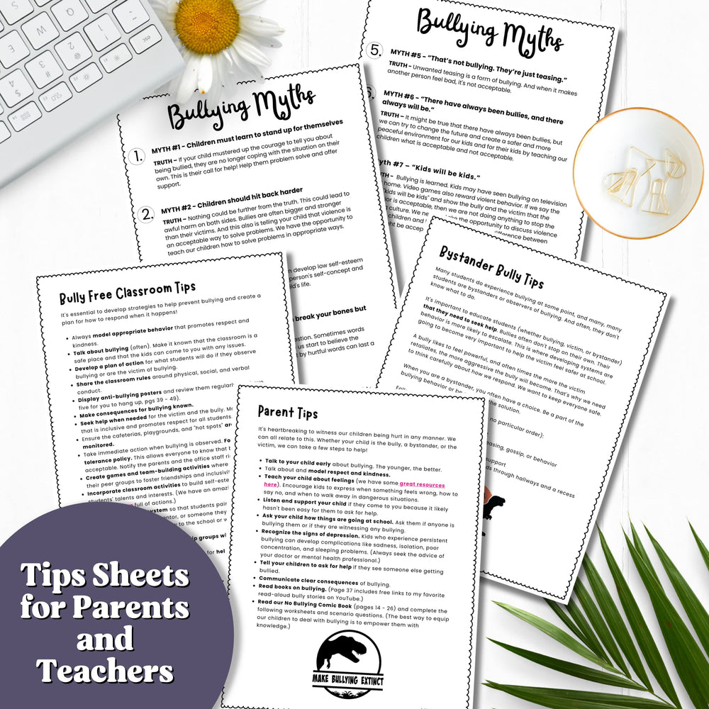 Anti-Bullying Comic Book + Activities