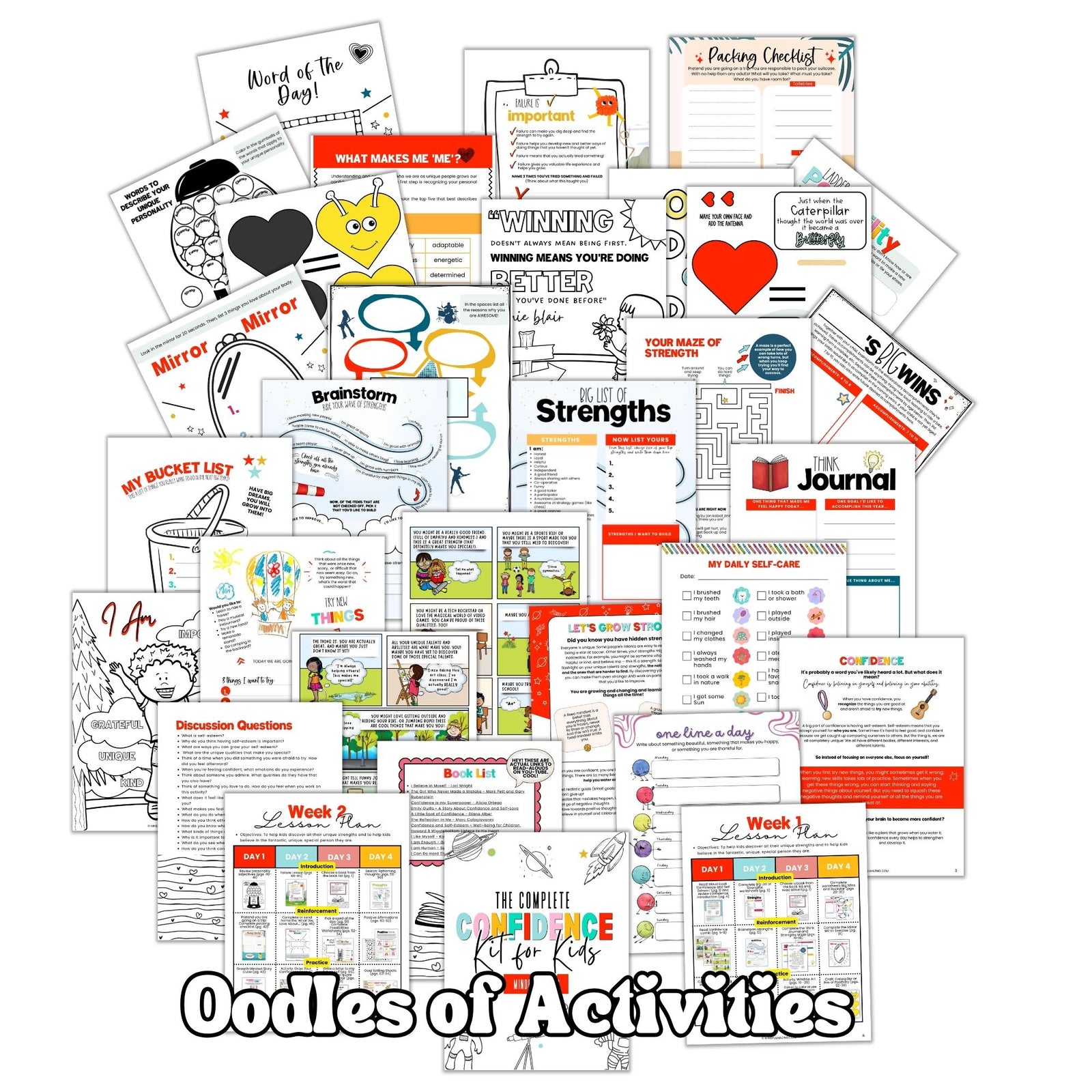 Confidence + Positivity Kit for Kids (Ages 5 to 11)