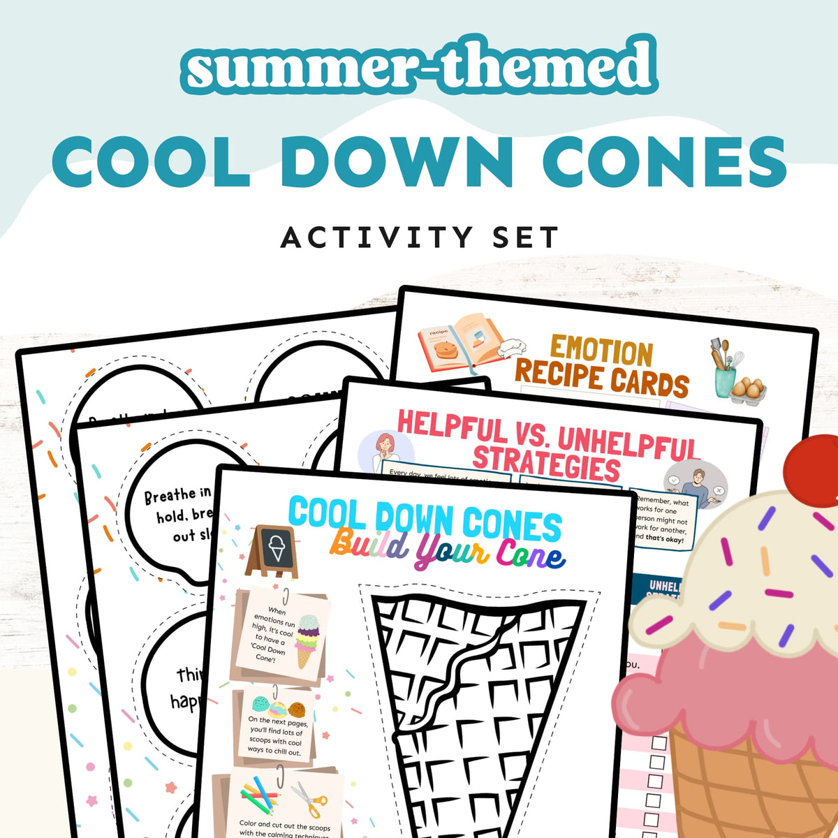 Cool Down Cones Coping Strategy