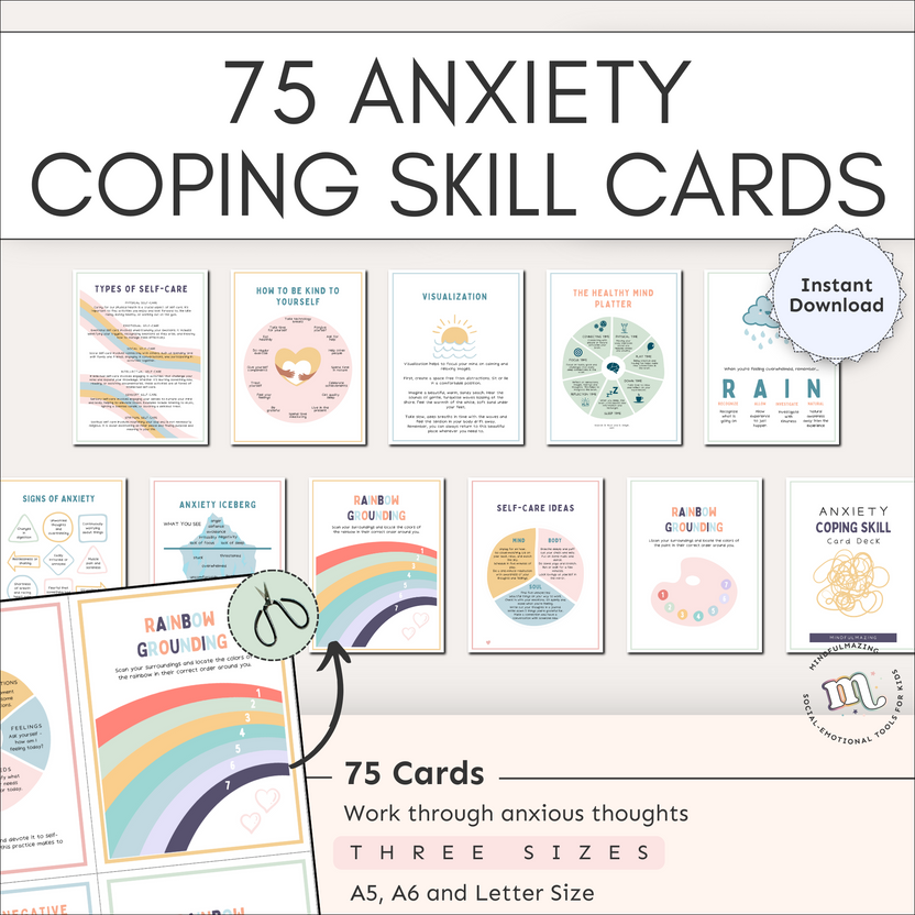 Anxiety Coping Skills Cards