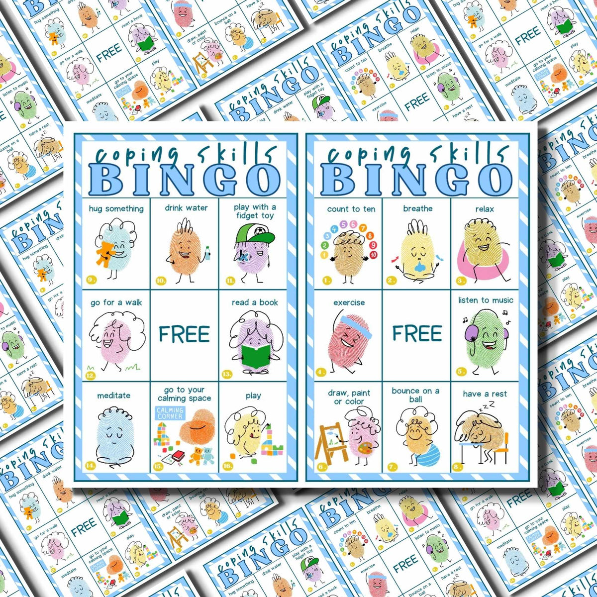 Coping Skills BINGO Game