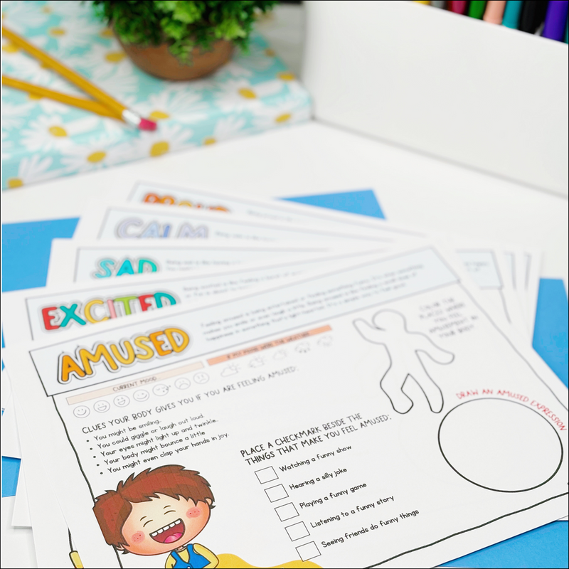 Feelings Fun Kit (Posters + Worksheets)