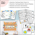 Weather Emotions Check In Chart & Worksheets