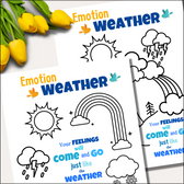 Weather Emotions Check In Chart & Worksheets