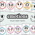 Emotions Play-Doh Mats (PDF) All Ages