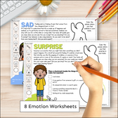 Emotions and Feelings Social Emotional Learning Unit (ages 3 - 8)
