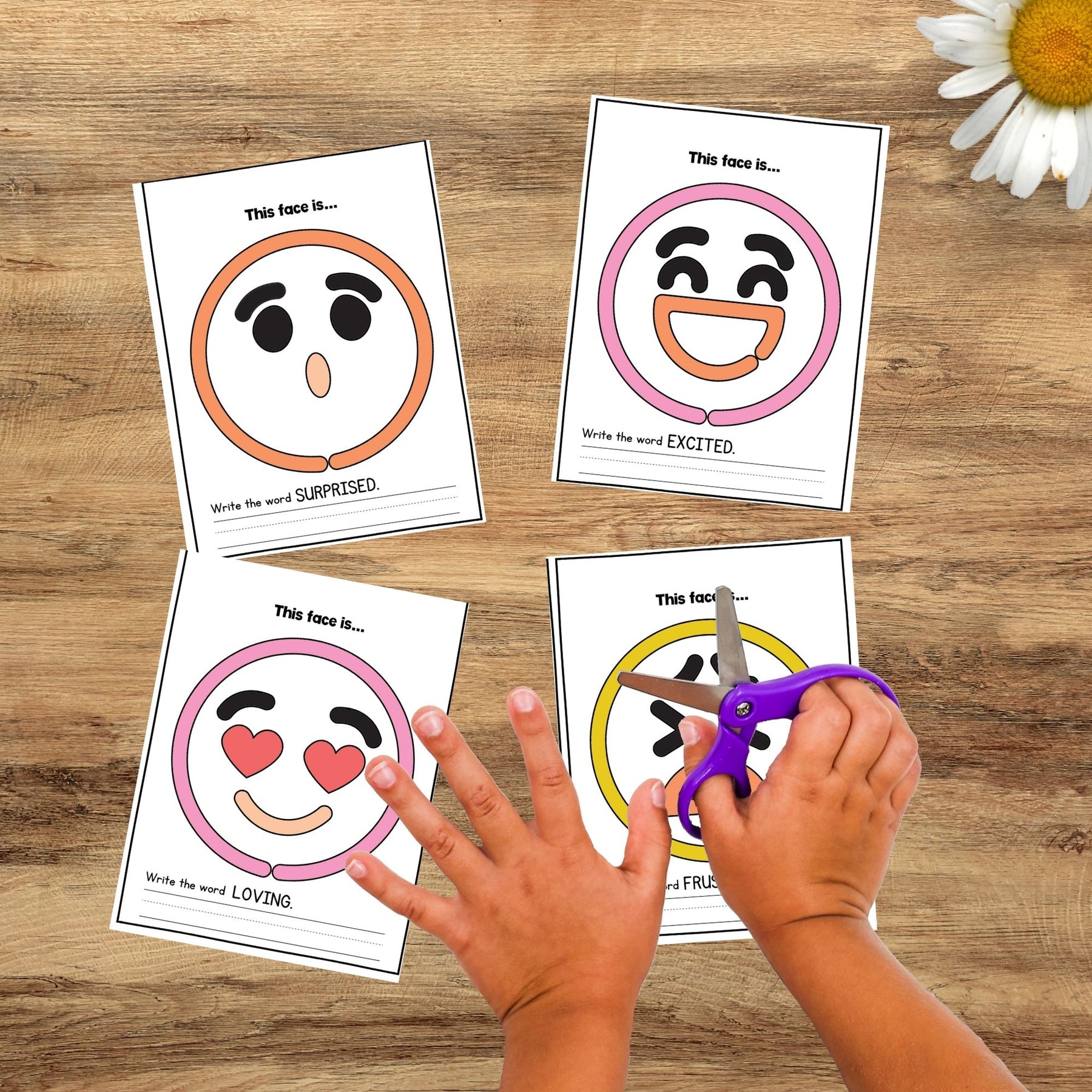 Emotions Play-Doh Mats (PDF) All Ages