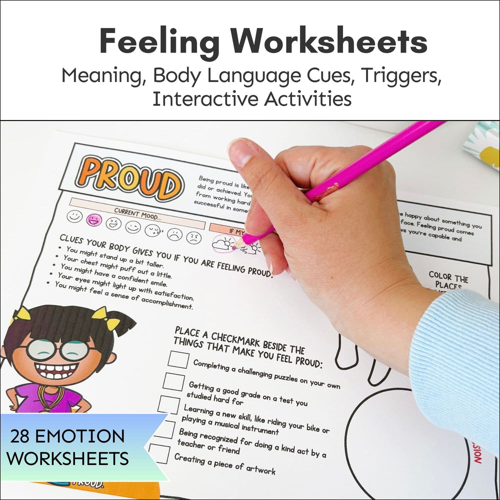 Feelings Fun Kit (Posters + Worksheets)