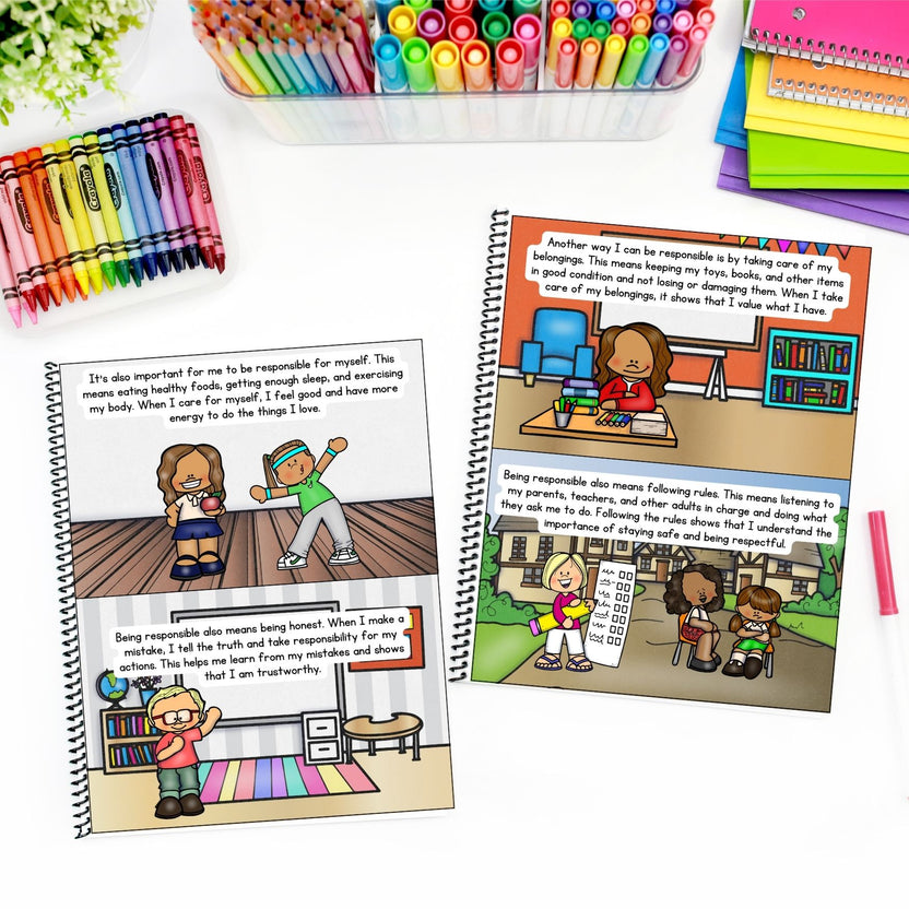 Social Story Bundle - 11 Stories (Ages 3 to 9)