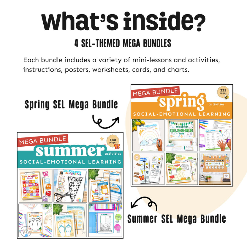 Seasonal Giant Social Emotional Learning Activities Bundle