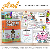 Growth Mindset Social Emotional Learning Unit (ages 3 - 8)