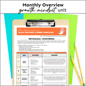 Growth Mindset Social Emotional Learning Unit (ages 3 - 8)
