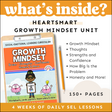 Growth Mindset Social Emotional Learning Unit (ages 3 - 8)