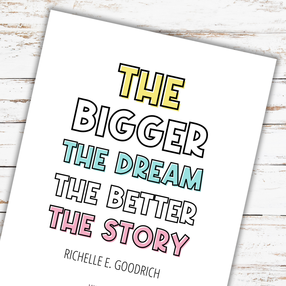 Dream Big Growth Mindset Kit PDF (ages 5-11)