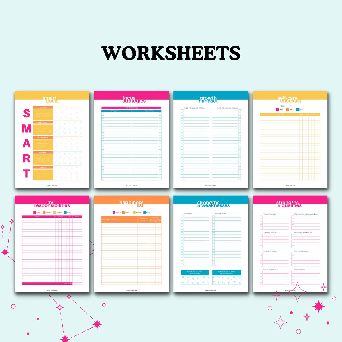 Teenage Growth Mindset Kit & Planner