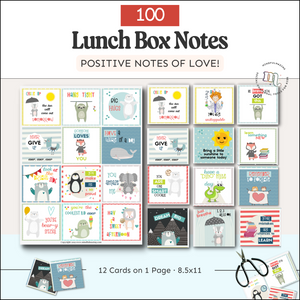 100+ Lunchbox Notes For Kids (PDF)