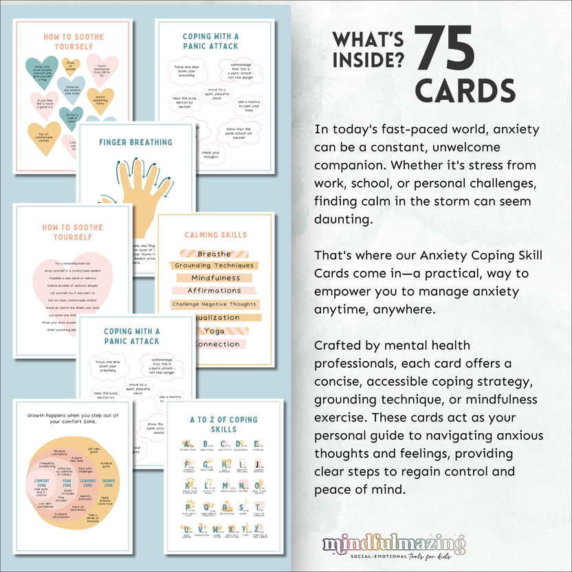 Anxiety Coping Skills Cards