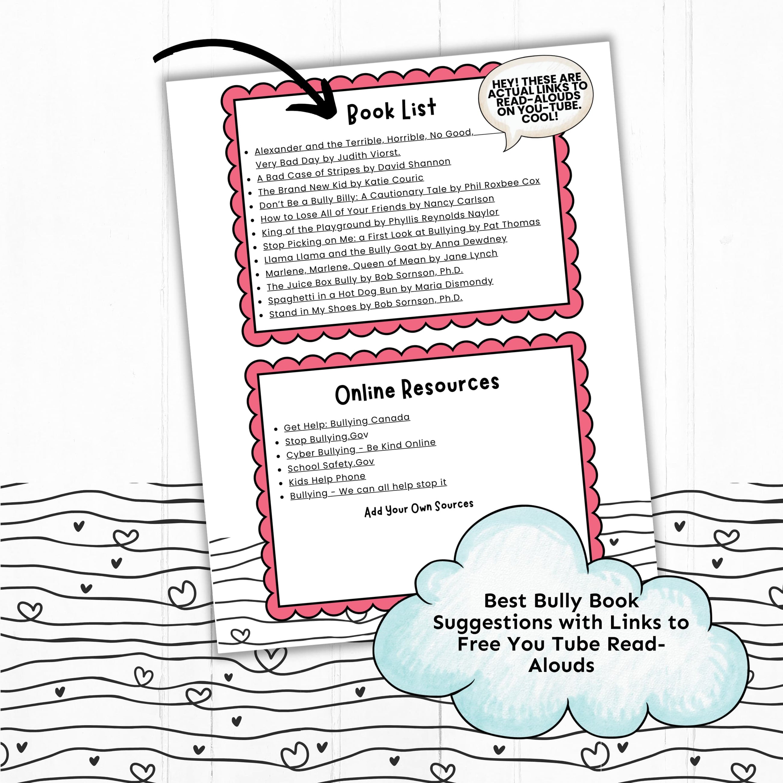 Anti-Bullying Comic Book + Activities