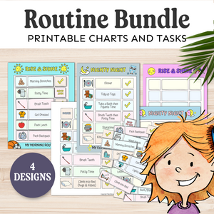 Routine Charts For Kids PDF (ages 2-10)