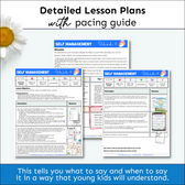 Self-Management Social-Emotional Learning Unit (ages 3 - 8)