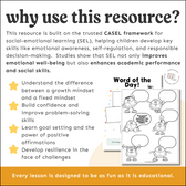 Growth Mindset Social Emotional Learning Unit (ages 3 - 8)