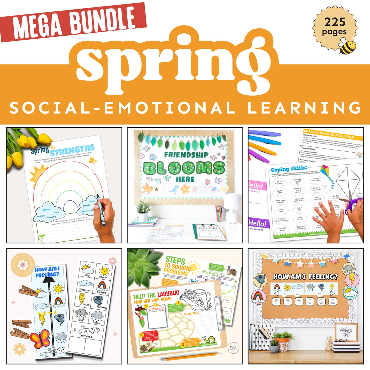 Spring Social-Emotional Learning Mega Bundle