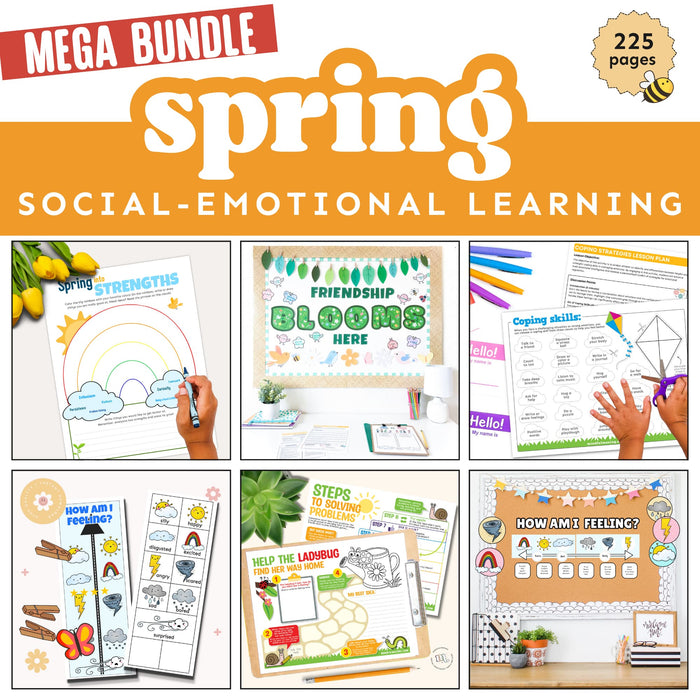 Spring Social-Emotional Learning Mega Bundle