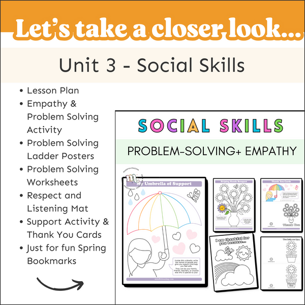 Spring Social-Emotional Learning Mega Bundle