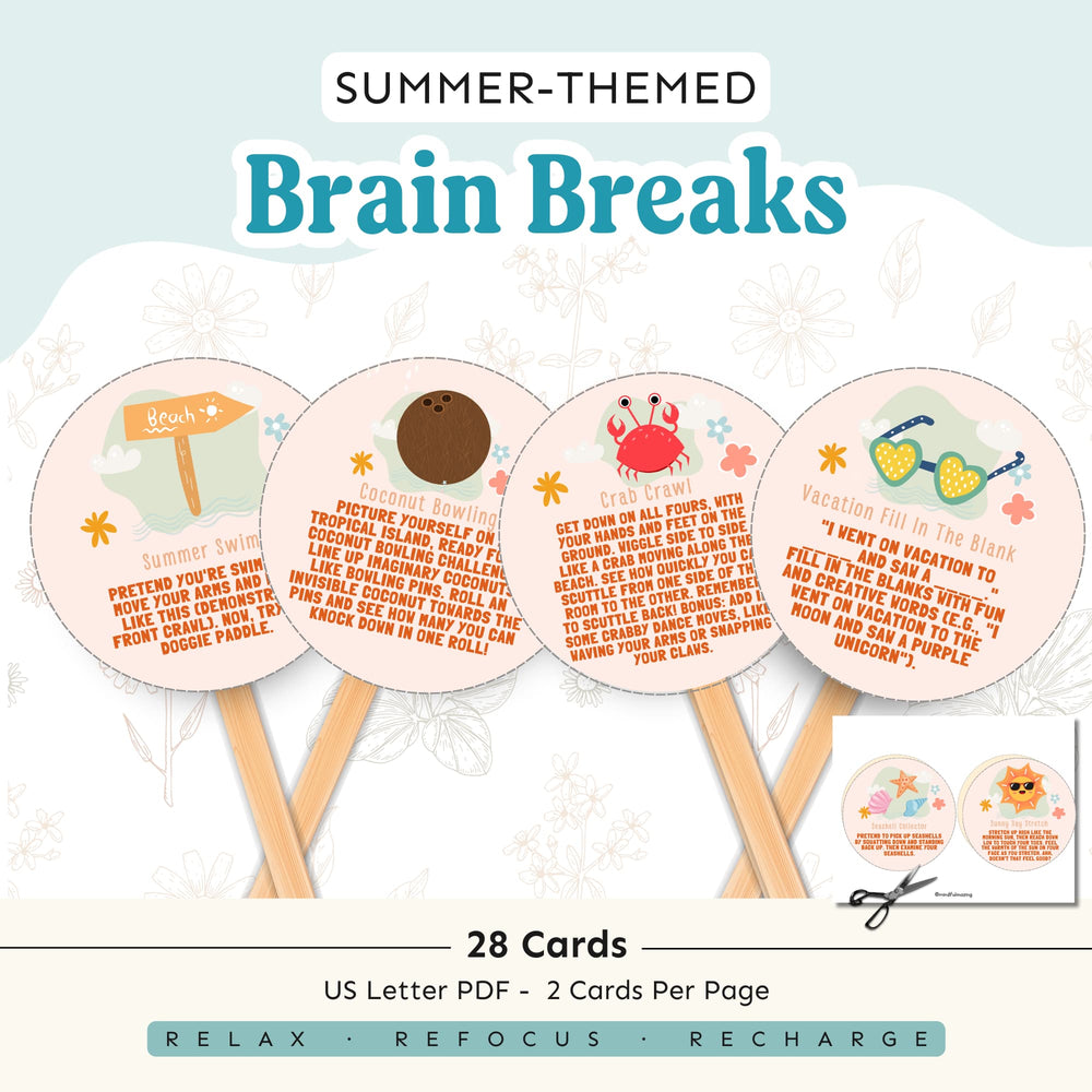 Summer-themed Brain Breaks