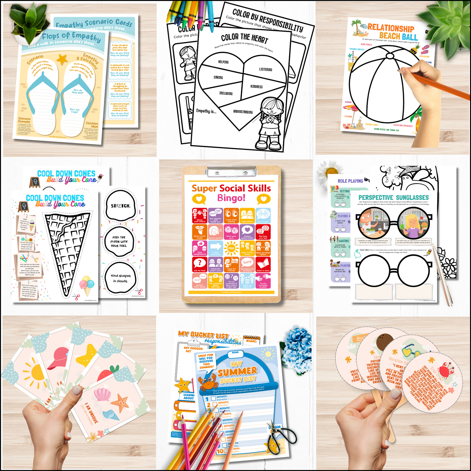 Summer Social-Emotional Learning Mega Bundle