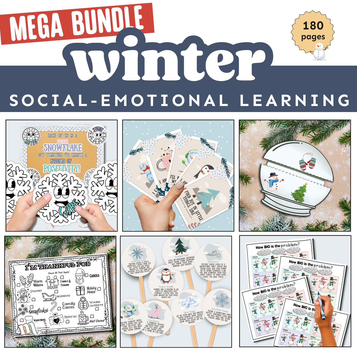 Winter Social-Emotional Learning Mega Bundle
