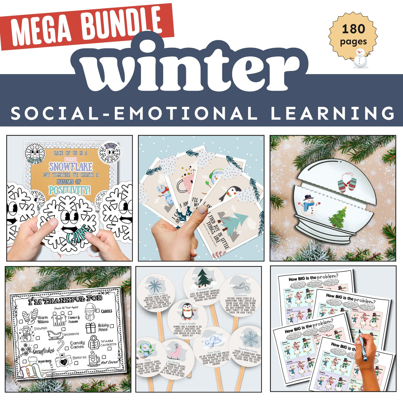 Winter Social-Emotional Learning Mega Bundle