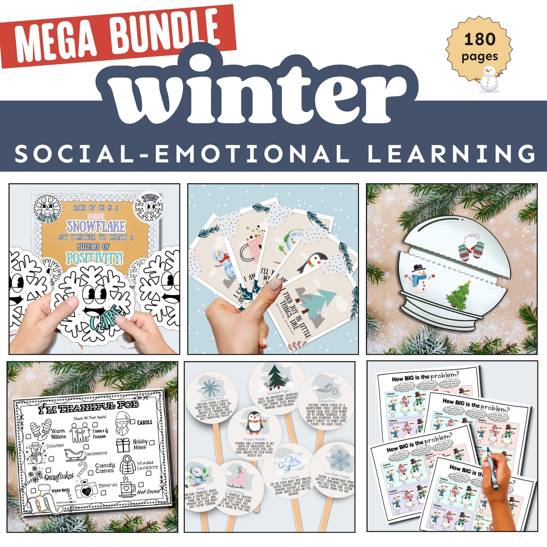 Winter Social-Emotional Learning Mega Bundle