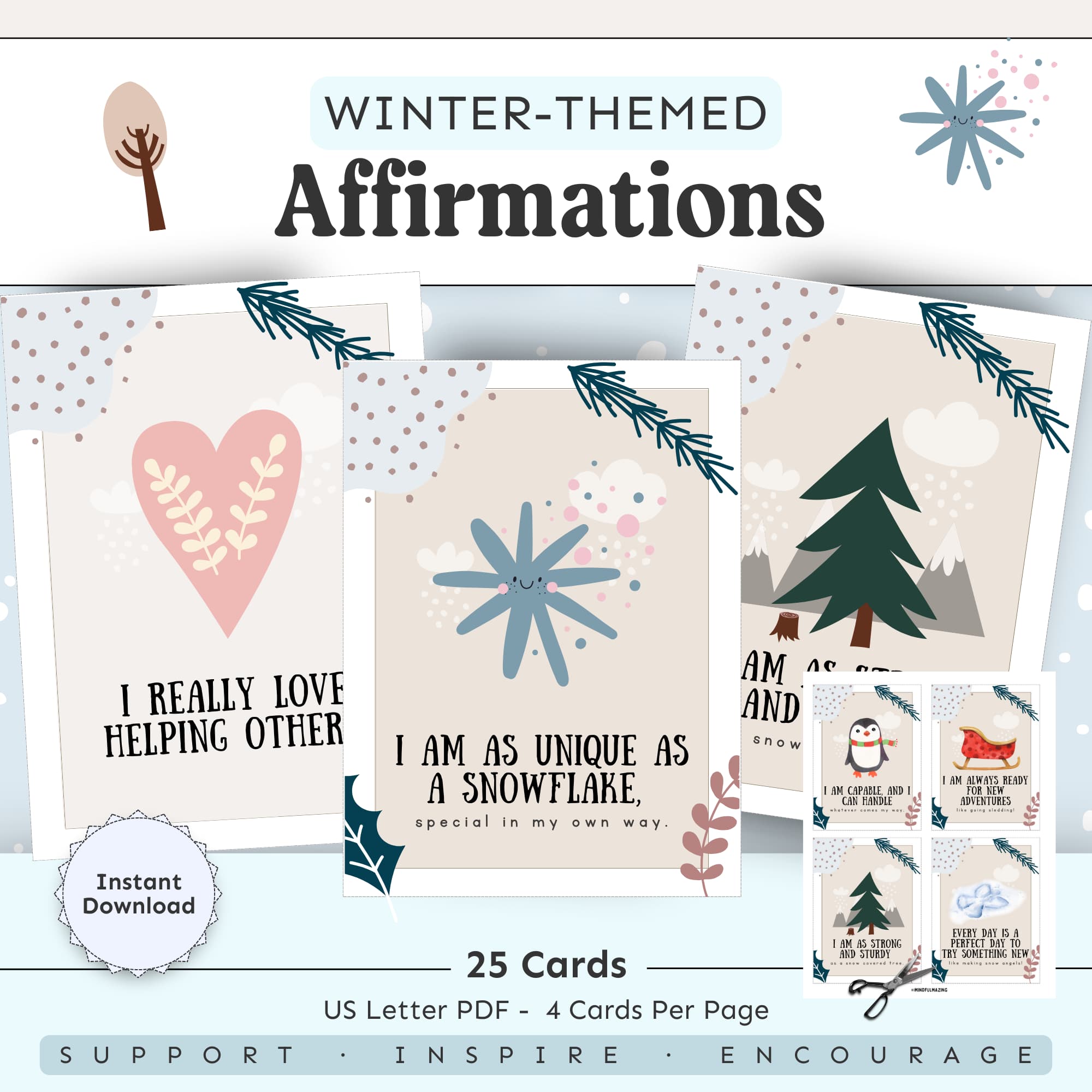Winter-themed Affirmations