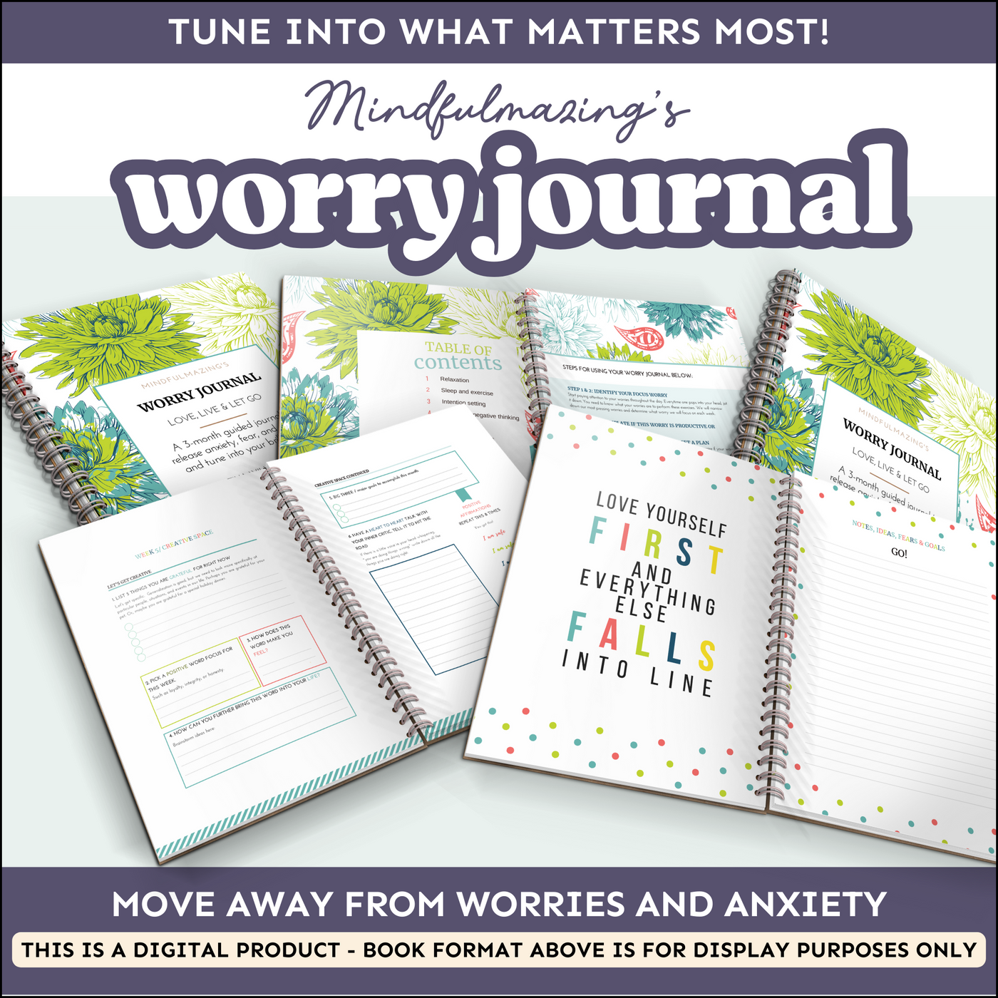 Mindfulmazing's Worry Journal (PDF Copy)